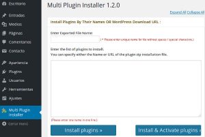 Como Instalar varios Plugins en un solo Clic