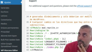 Plugin para editar el archivo .htaccess en WordPress